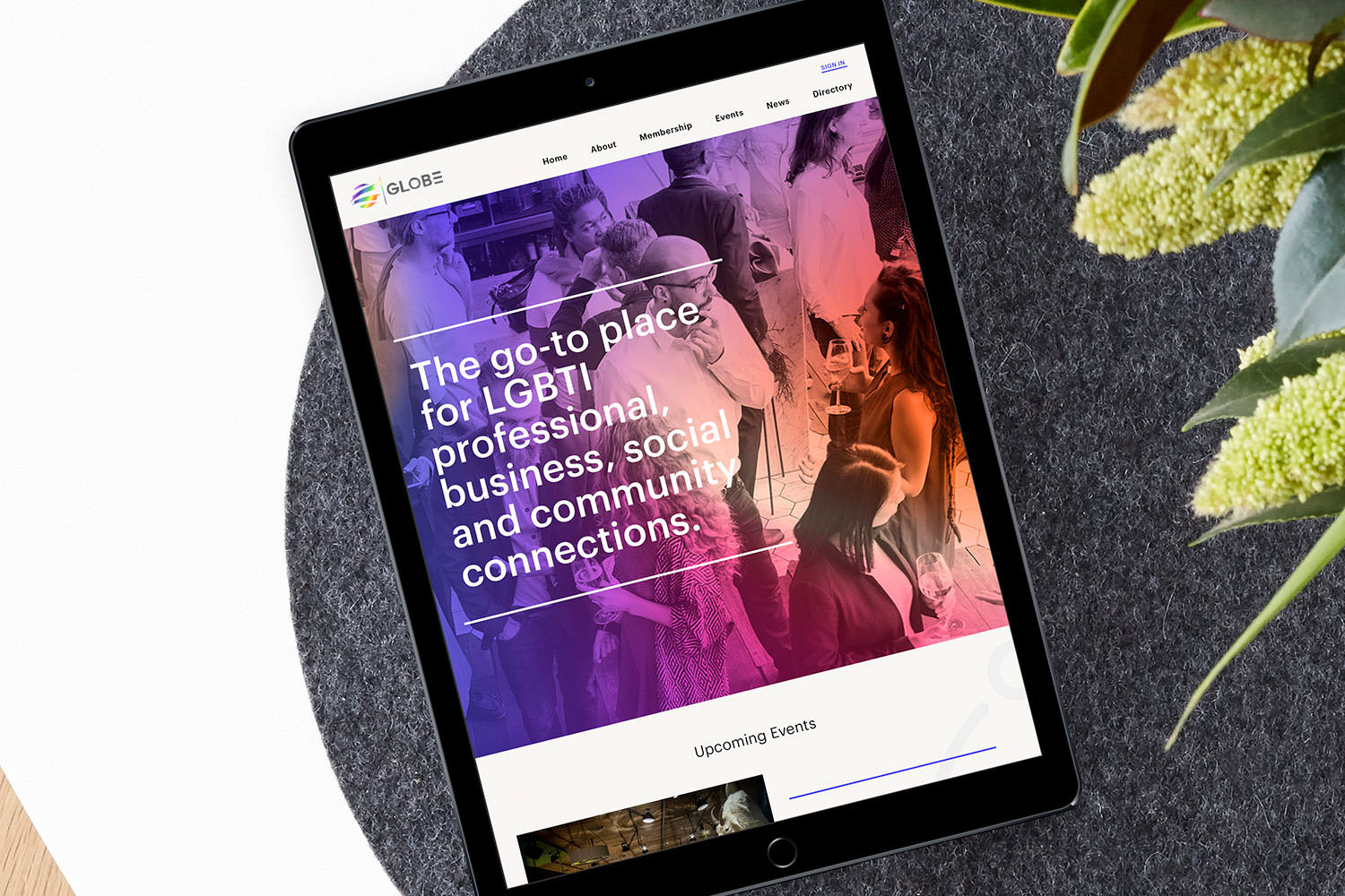 Globe Melbourne - Design by Wolf - Digital. Brand. Print